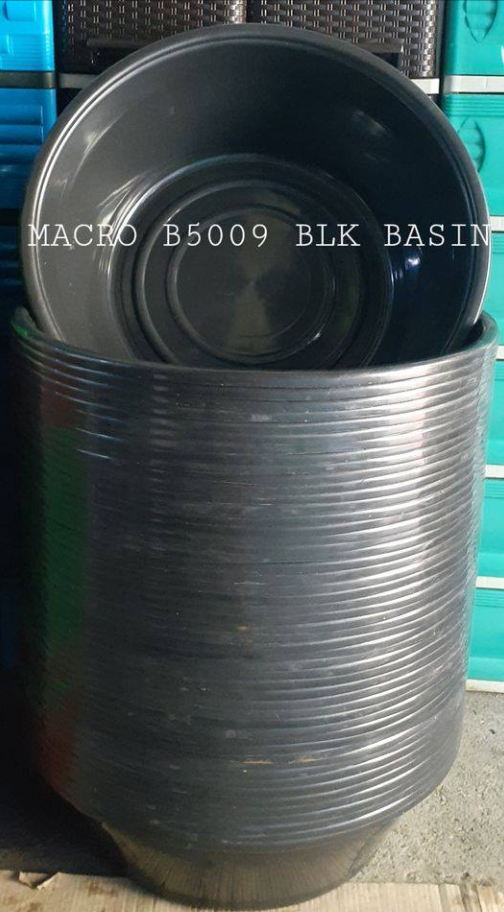 B5009 RUB BLACK ROUND BASIN/ LAUNDRY BASIN/ BATSYA/ PALANGGANA/ LABAHAN ...