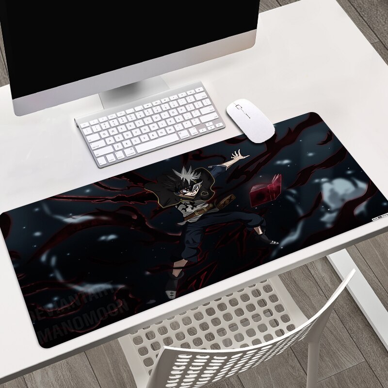 Black Clover Anime Computer Mouse Pad Gaming MousePad Large Mouse pad ...