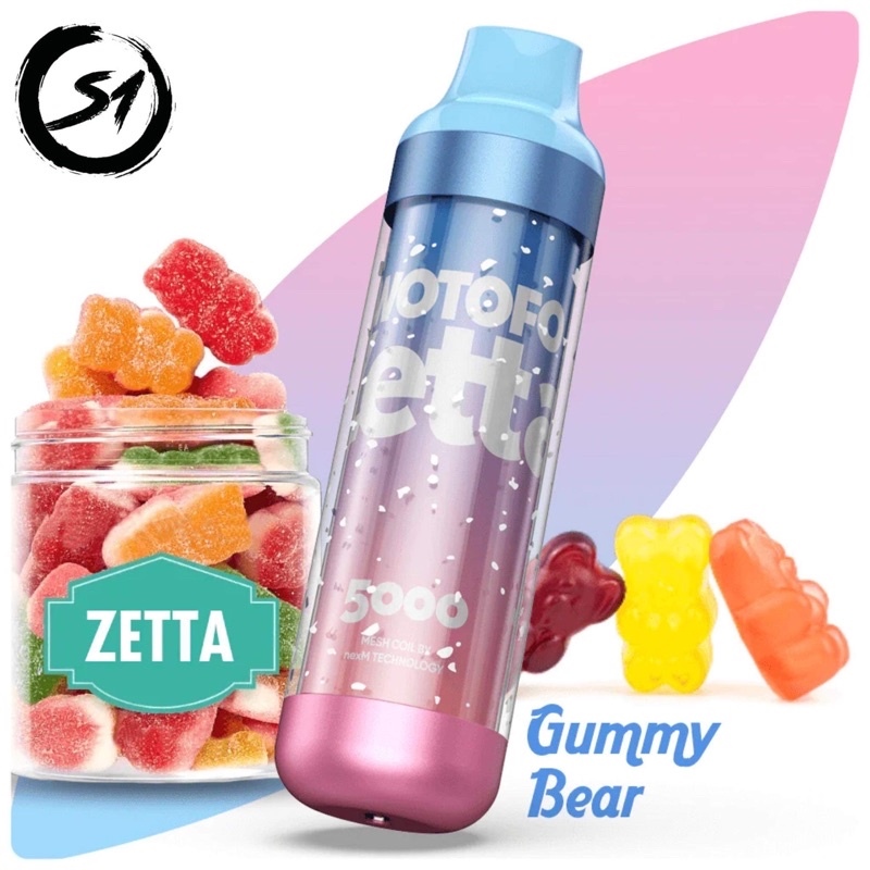 Wotofo Zetta 5000 5k Puffs Disposable Rechargeable Vape Pod 13ml 550mah ...