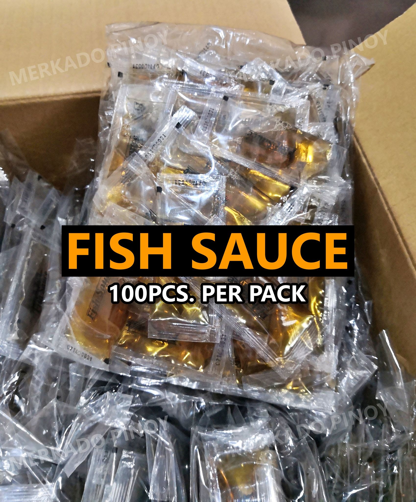 Merkado Pinoy Fish Sauce (Patis) 100pcs. per pack | Lazada PH