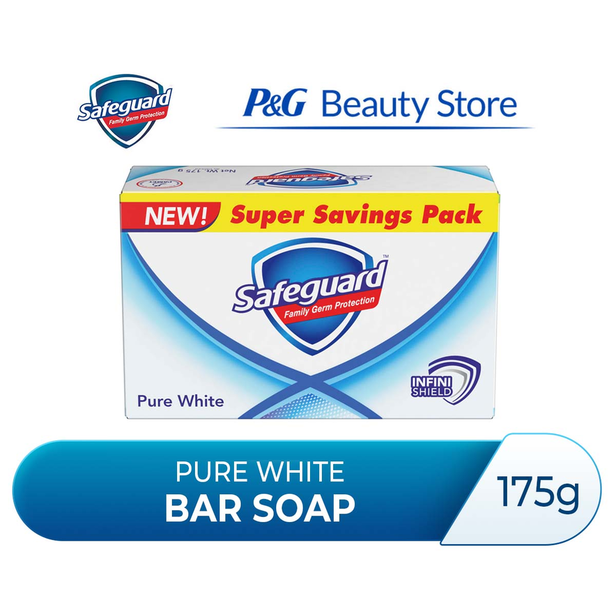 Safeguard Antibacterial Soap Bar (Pure White, Lemon Fresh with Vitamin ...