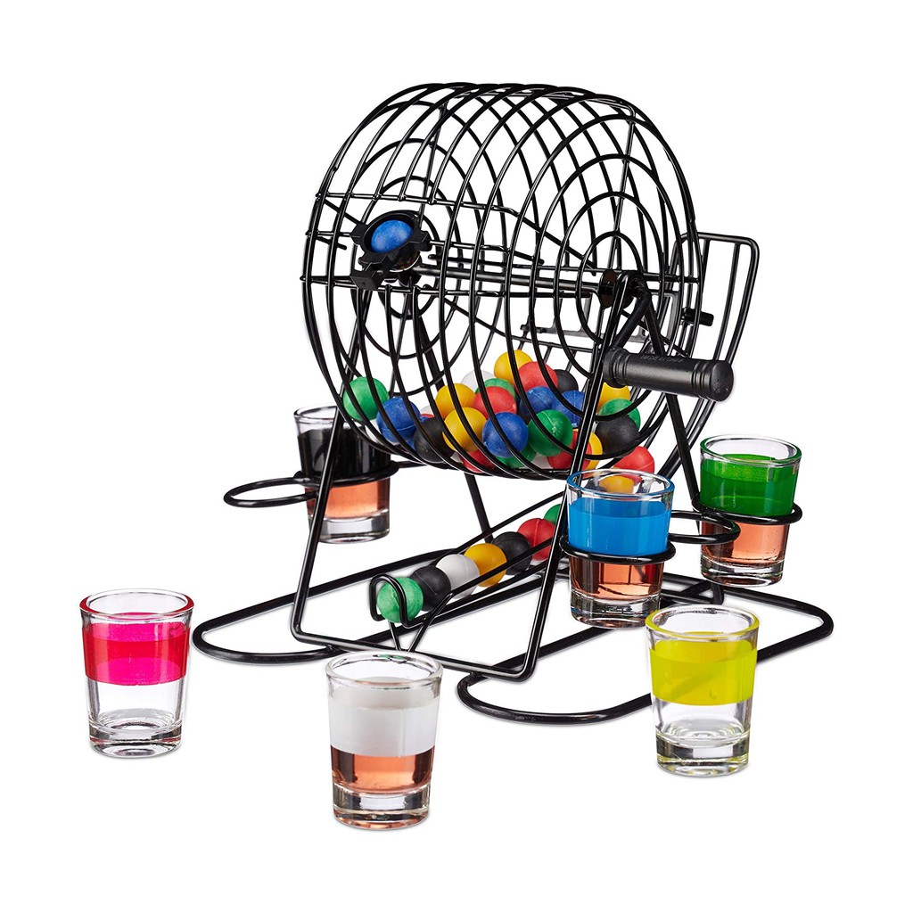 (Variation) Bingo Set Game OR Drinking Bingo Rotary Cage w/ Automatic ...