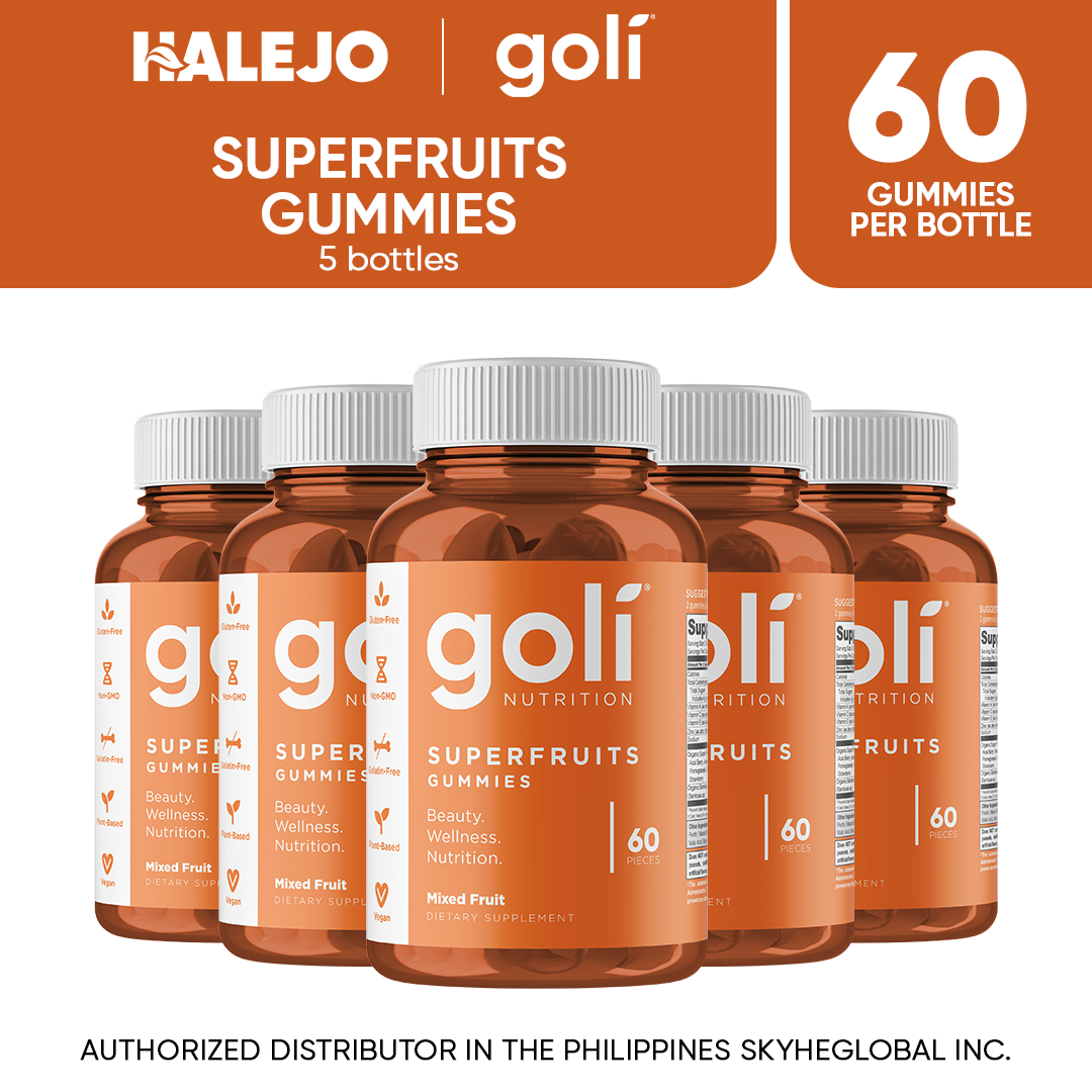 Goli Nutrition Superfruits Gummies 5 Bottles (300pcs) | Lazada PH