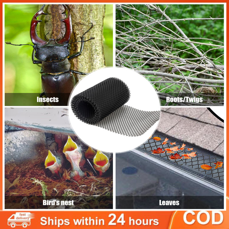 Plastic Gutter Guard Mesh Gutter Guard Roll Leaf Guard Splash Roof ...