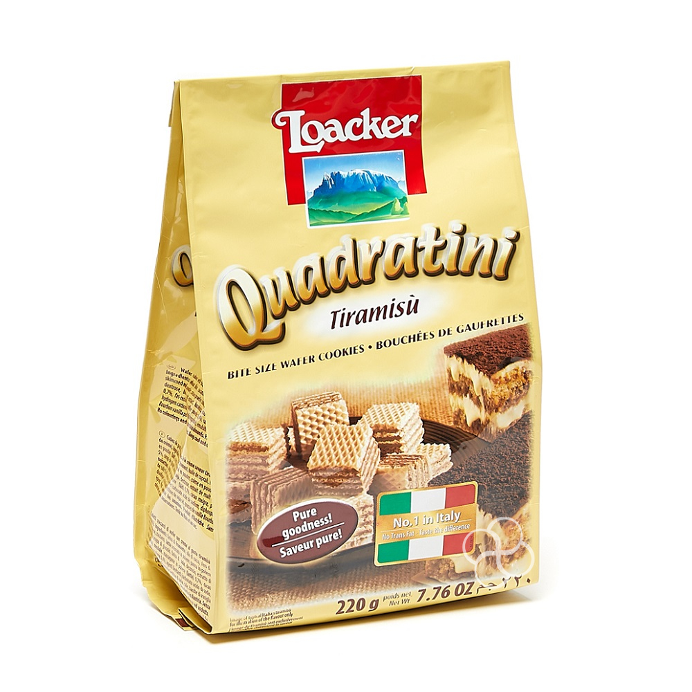 Loacker Quadratini Tiramisu Wafer 220g | Lazada PH