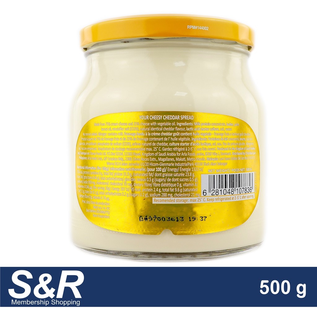 Arla Cheesy Cheddar Spread 500g | Lazada PH