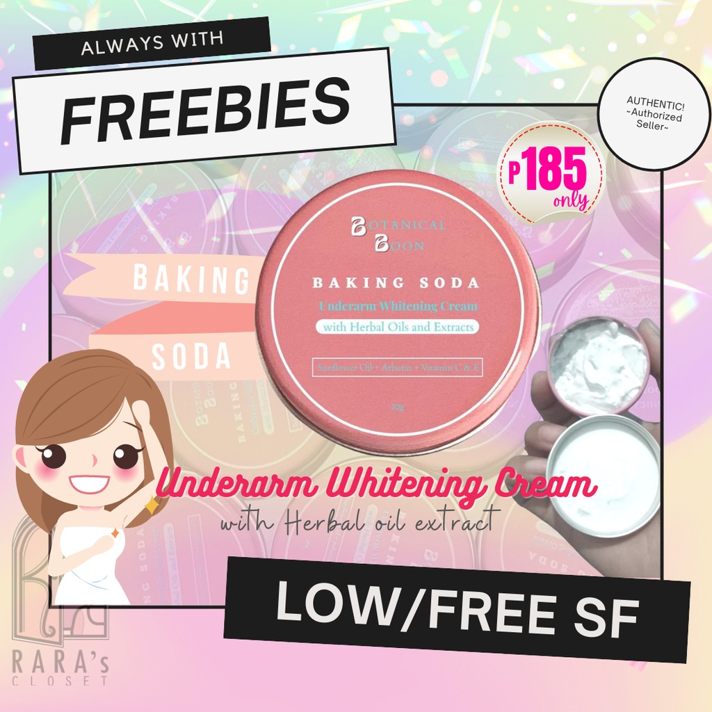 Botanical Boon Baking Soda Underarm Whitening Cream | Lazada PH