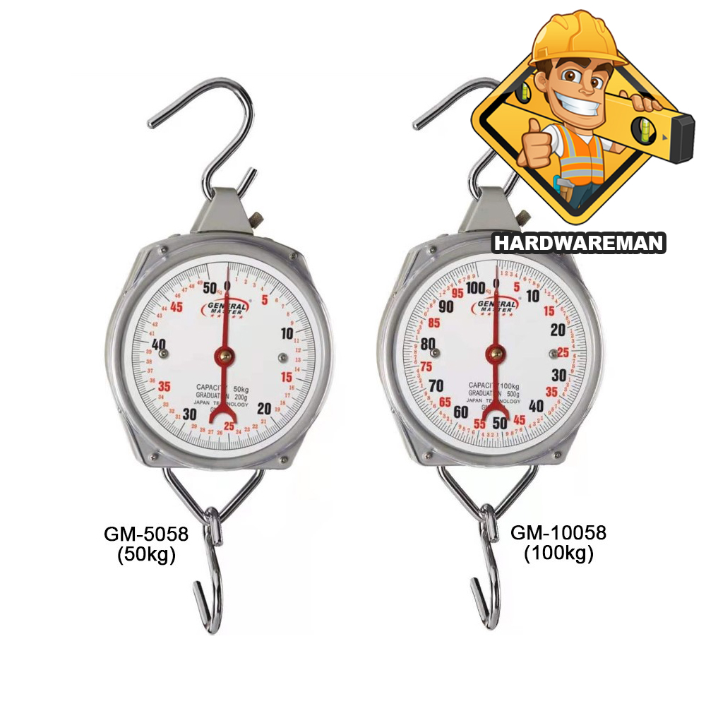 General Master Heavy-Duty Hanging Scale with High Weight Capacity and ...