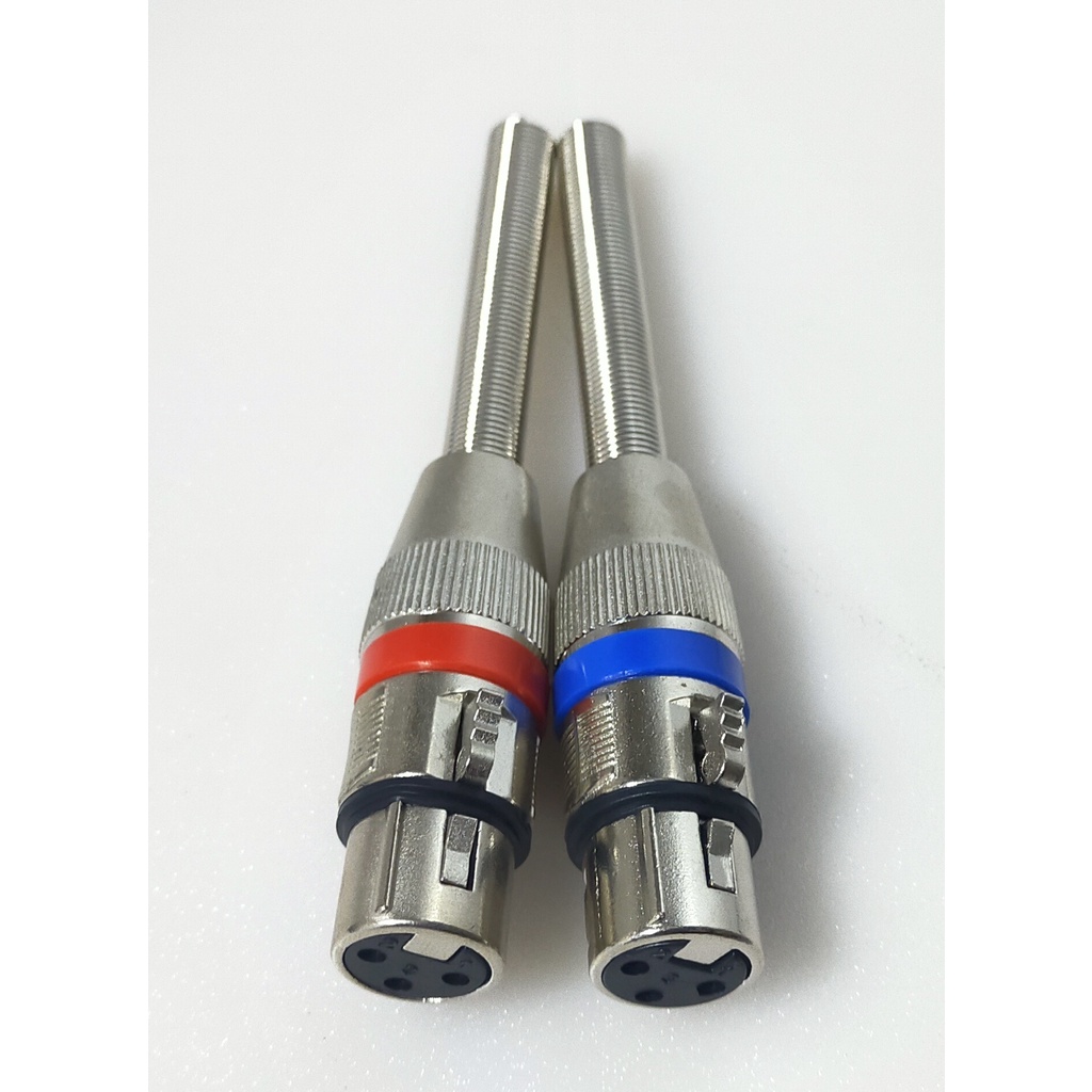 Microphone Connector With Long Spring PL-55 and XLR Female | Lazada PH