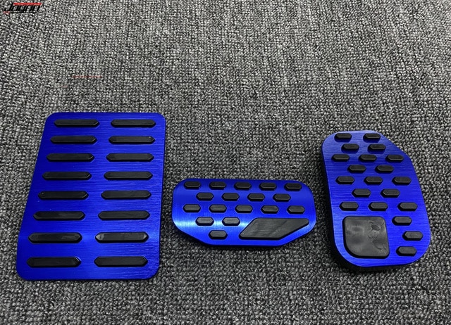 Stainless Steel Car Pedals Accelerator Gas Brake Pedal Protective Cover ...