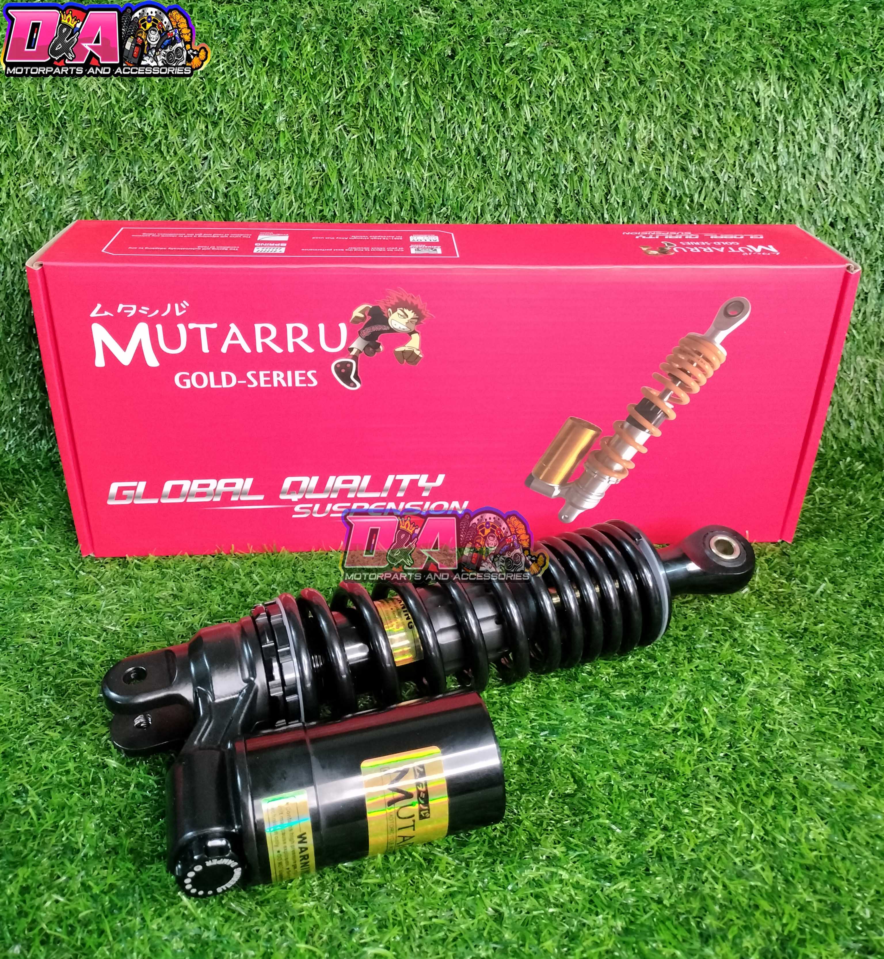 MUTARRU INVERTED REAR SHOCK 285mm / 310mm MIO / CLICK / BEAT / MIO 125 ...