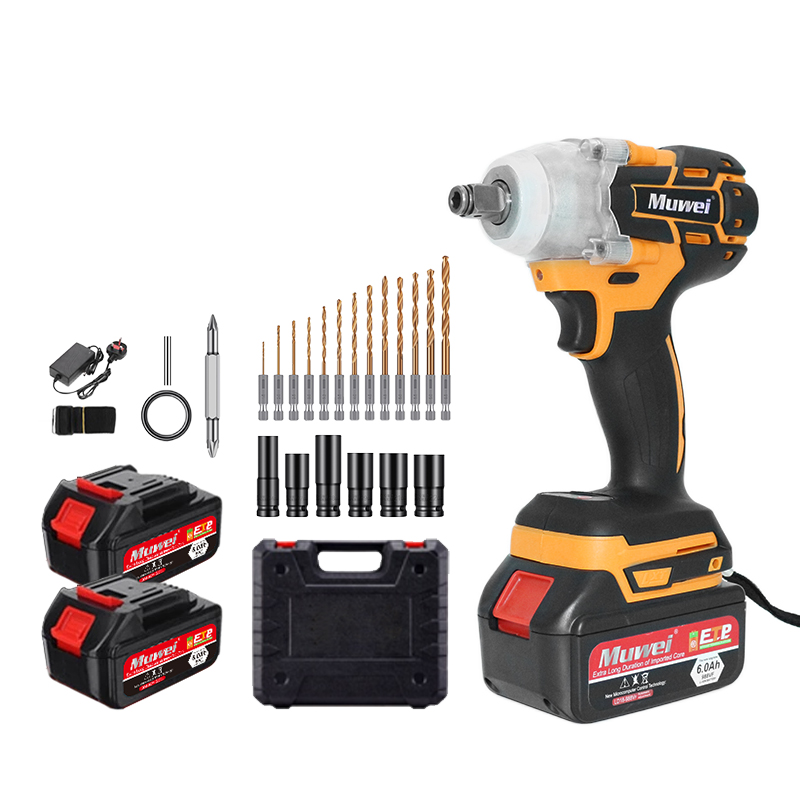 MUWEI 3 in1 Electric Impact Wrench Heavy Duty Original Drill Cordless ...