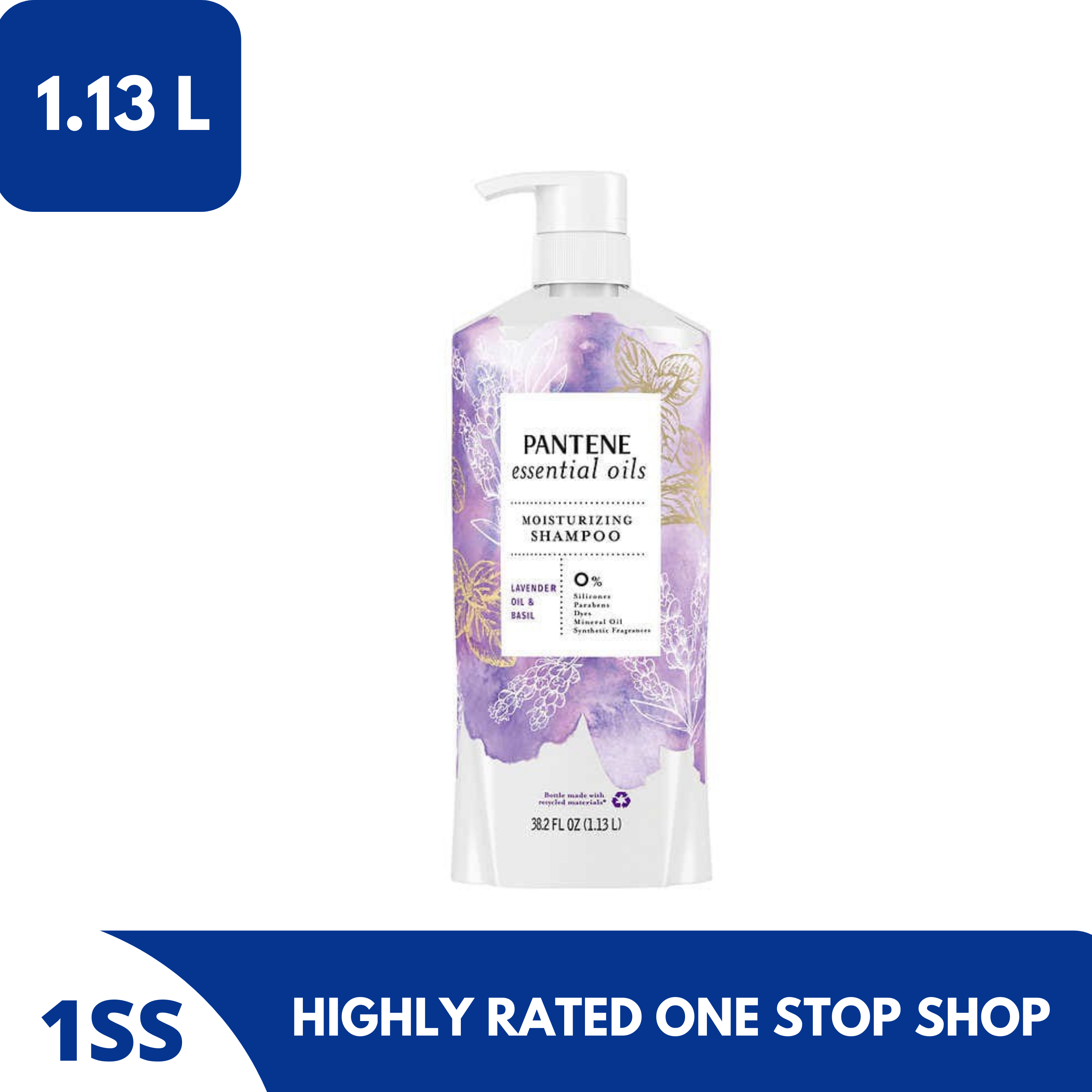 Pantene Essentials Oils Moisturizing Shampoo, 1.13L | Lazada PH