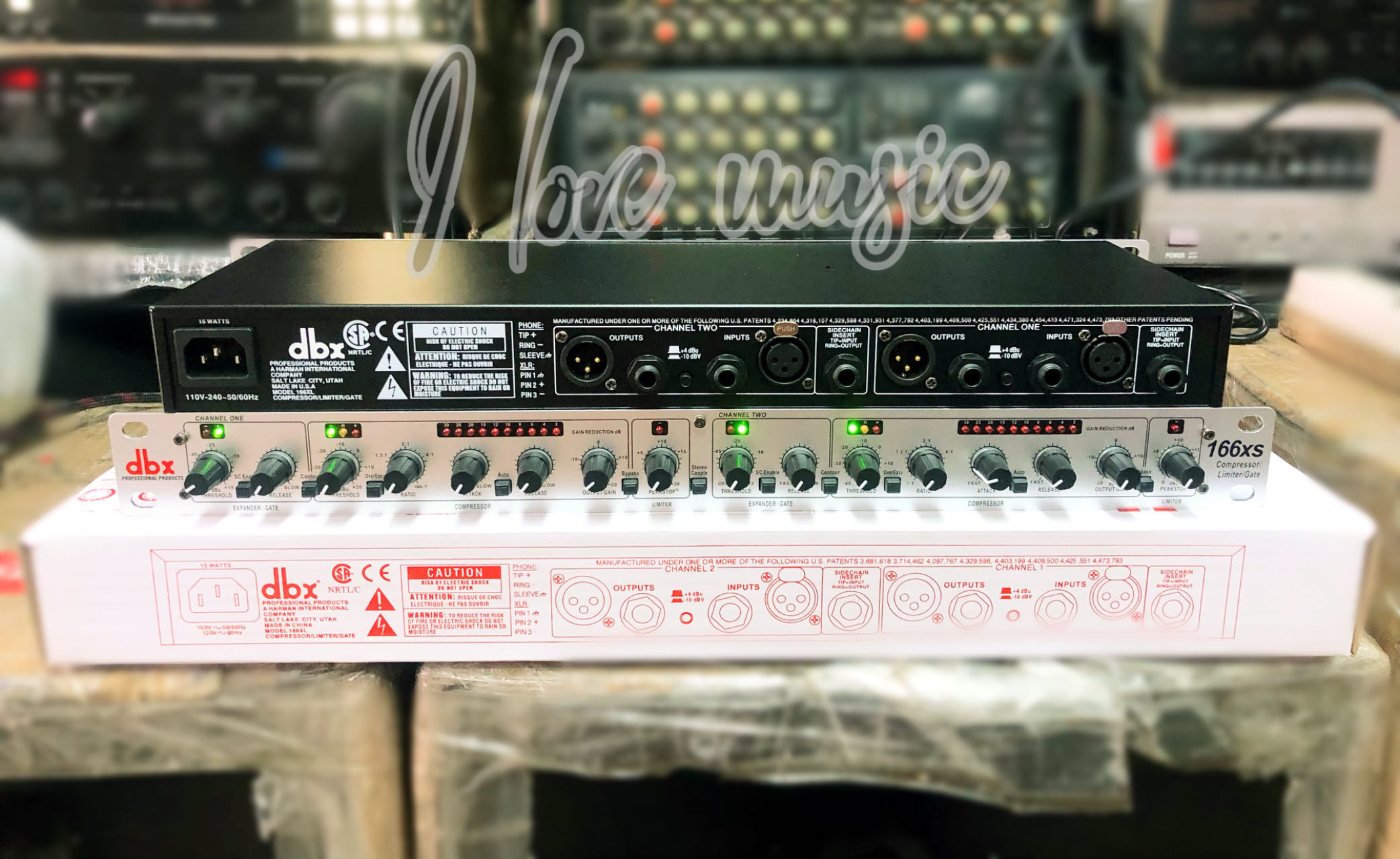 Power Limiter DBX 166XS Dual Compressor/Limiter Gate Bring a more ...