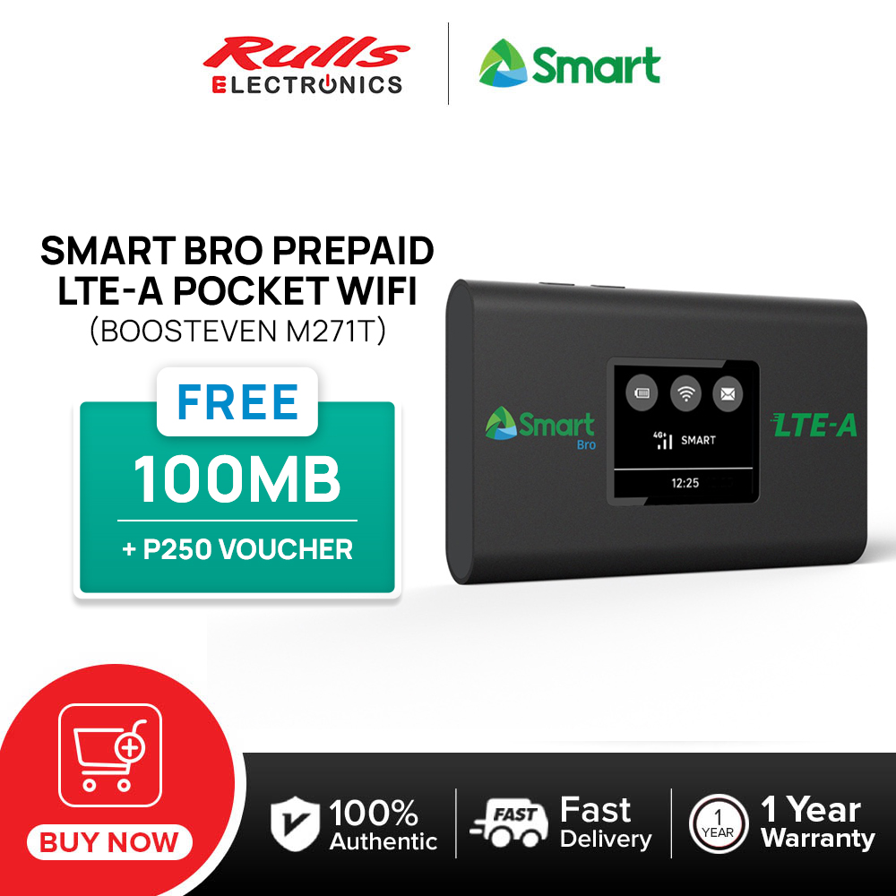 Smart Bro Prepaid LTE Advanced Pocket WiFi (BoostEven M271T) with FREE ...