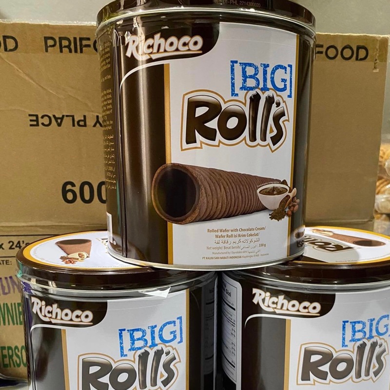 beverages Richoco Big rolls Chocolate Wafer Stick 330g Wafer Sticks w ...