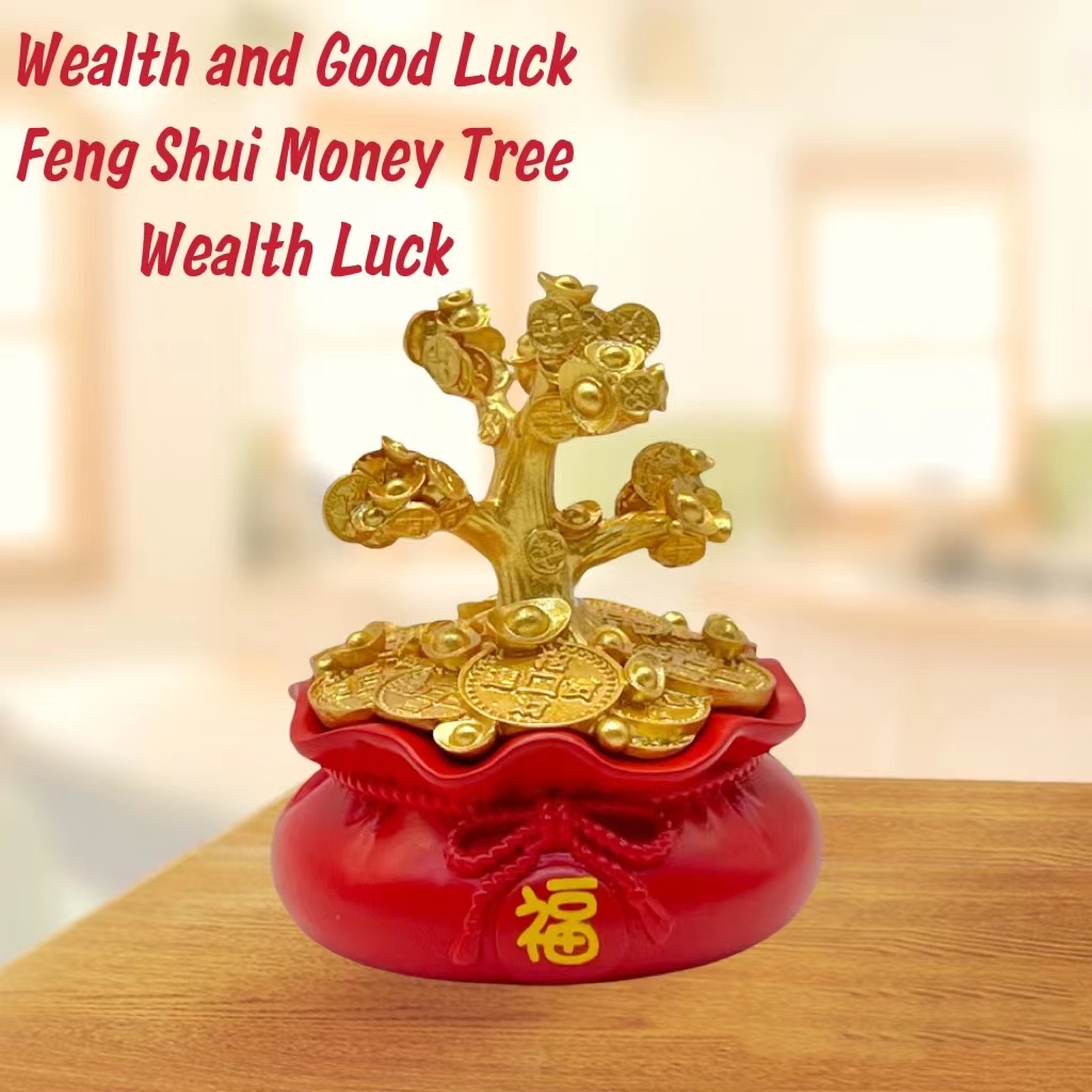 Wealth and Good Luck Feng Shui Money Tree for Bedroom Living Room Shop ...