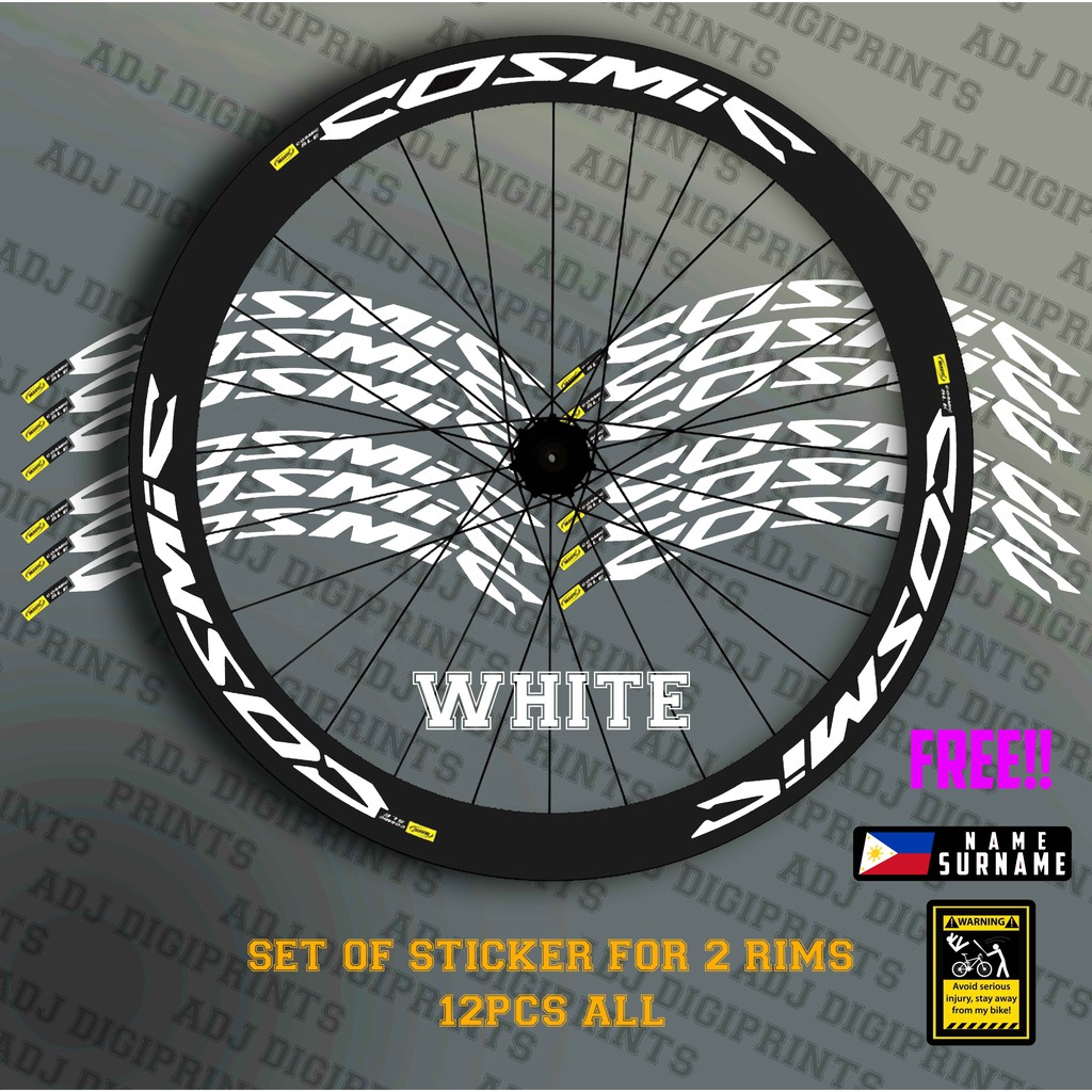 MAVIC COSMIC SLE Rim Decals Sticker | Lazada PH