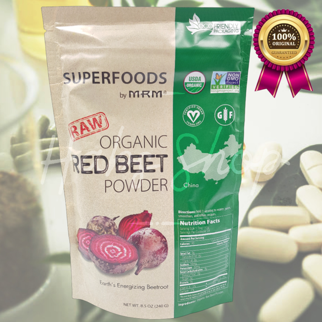 BEET ROOT MRM RED ORGANIC BEETROOT POWDER 85 OZ 240 GRAMS | Lazada PH