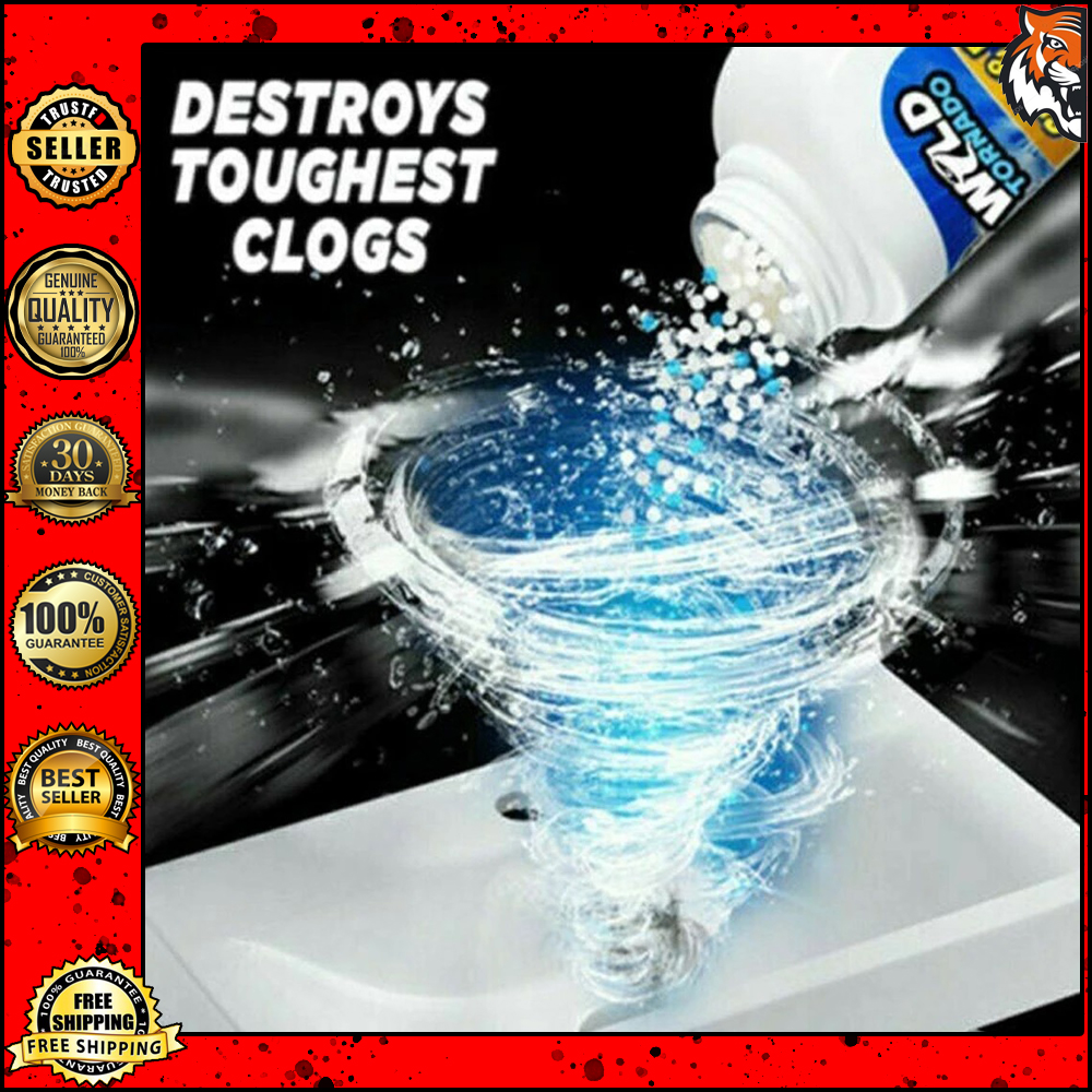 Original wild tornado powerful sink & drain cleaner high efficiency ...