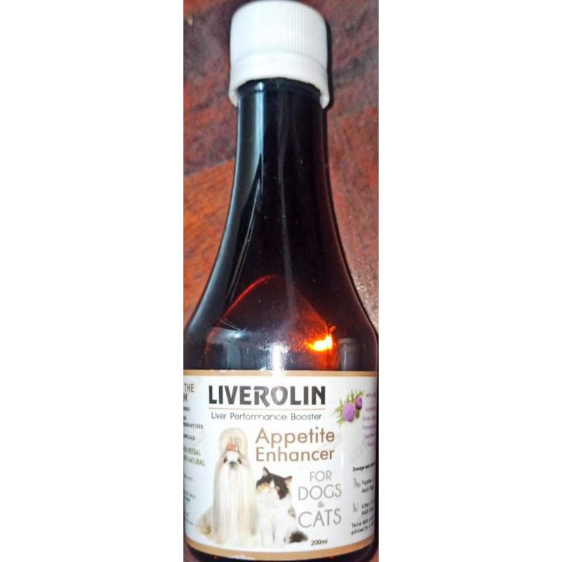 Liverolin Liver Performance Booster Appetite Enhancer for Dogs & Cats ...