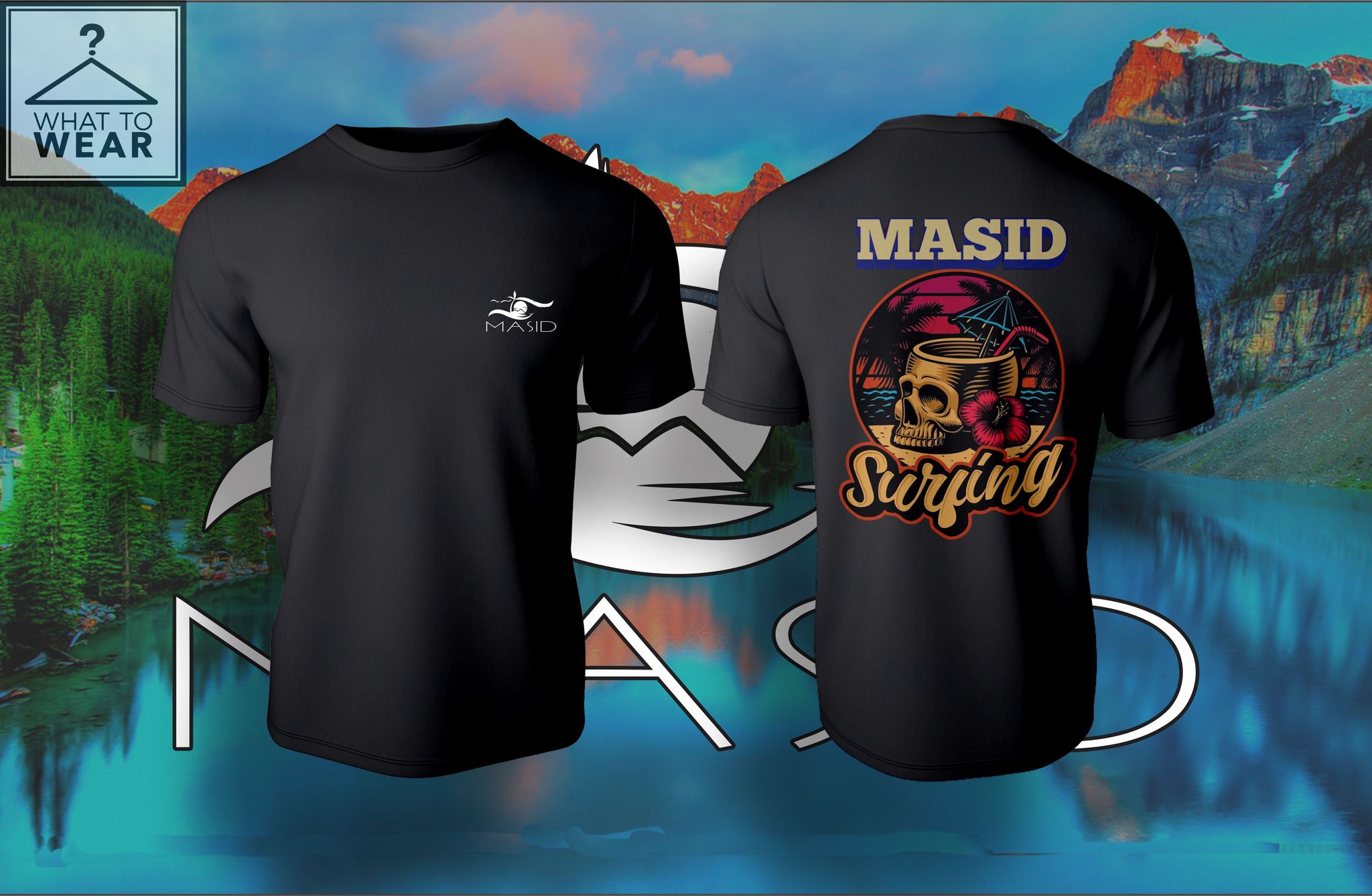 MASID CLOTHING (ALL GOOD IN THE HOOD) BLACK TSHIRT - GOOD QUALITY ...