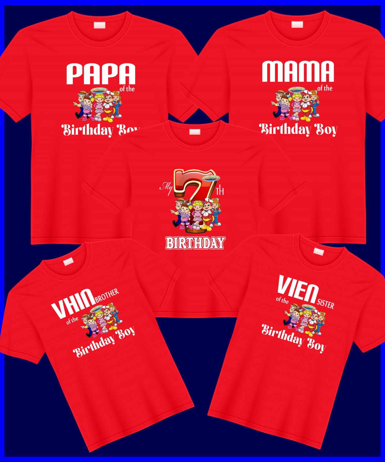 Family Birthday Shirt Jollitown Theme Price Per Piece Lazada PH Family Birthday Shirt Jollitown Theme Price Per Piece Lazada PH