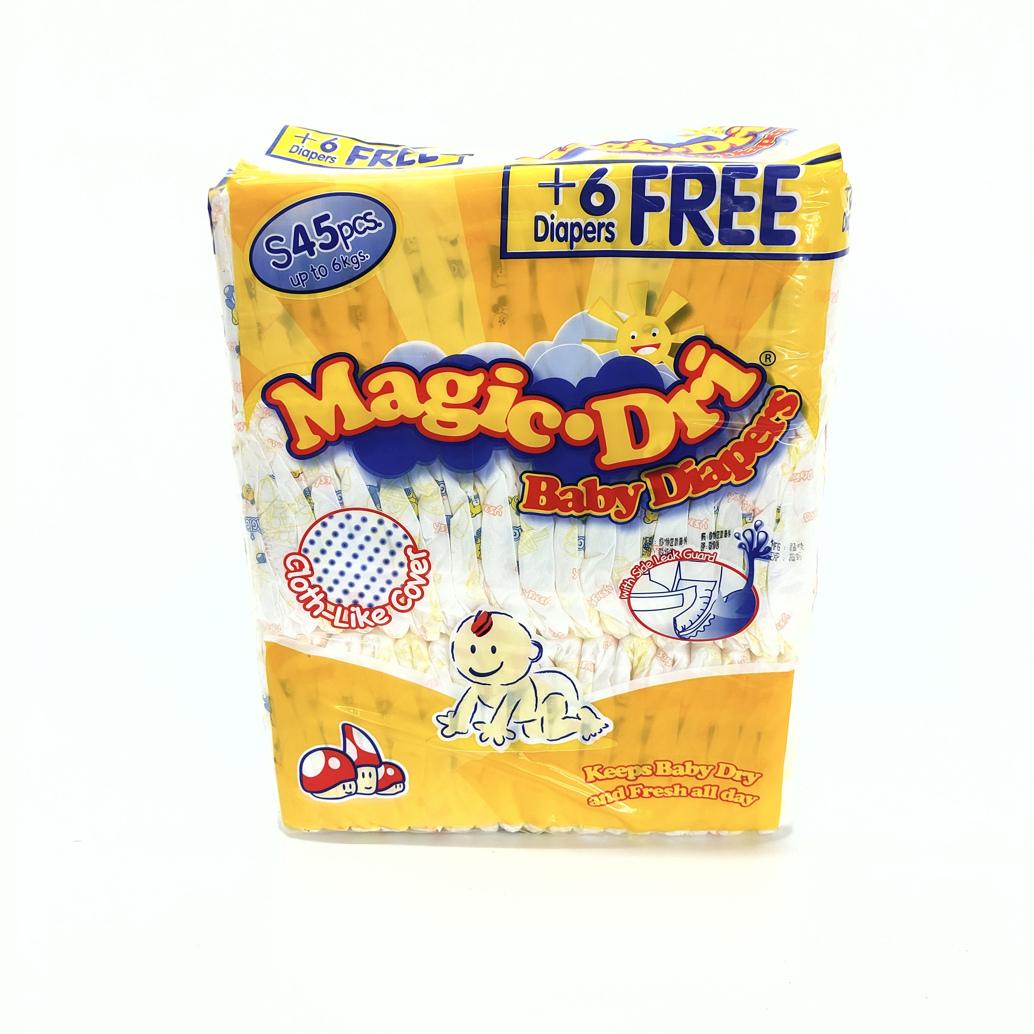 Magic-Dri Baby Diaper New Born to Small 45's | Lazada PH