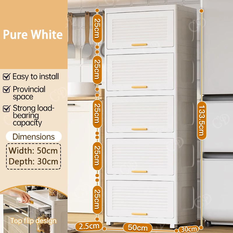 CD Locker Chest Cabinet for Clothes Storage Flip Top Cabinet with Wheel ...