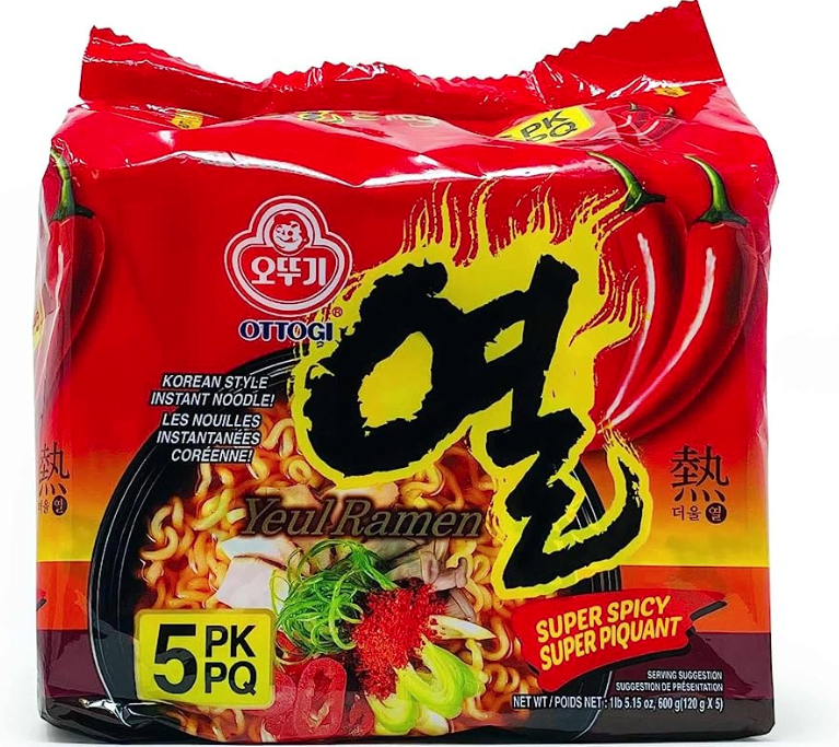 Korean Ottogi Yeul Ramen Noodle 120g family pack of 5 | Lazada PH