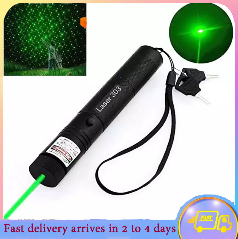 Powerful 532nm Military 8000m Green Laser Pointer Adjustable Focus ...