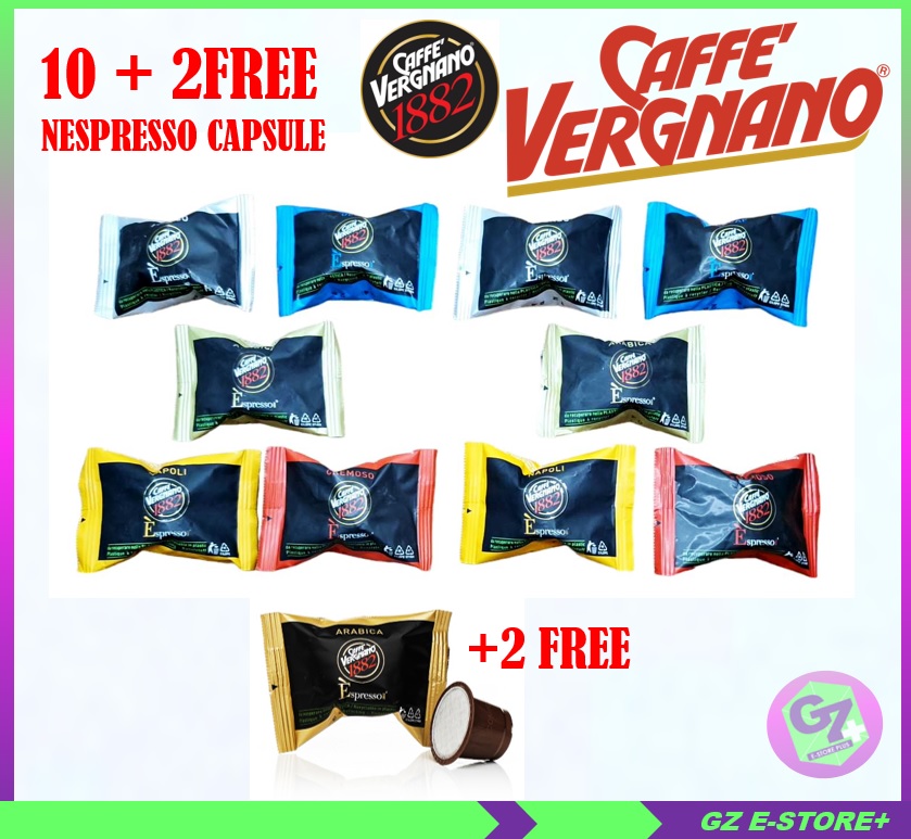Caffe Vergnano 1882 Nespresso Capsule 10+2 | Lazada PH