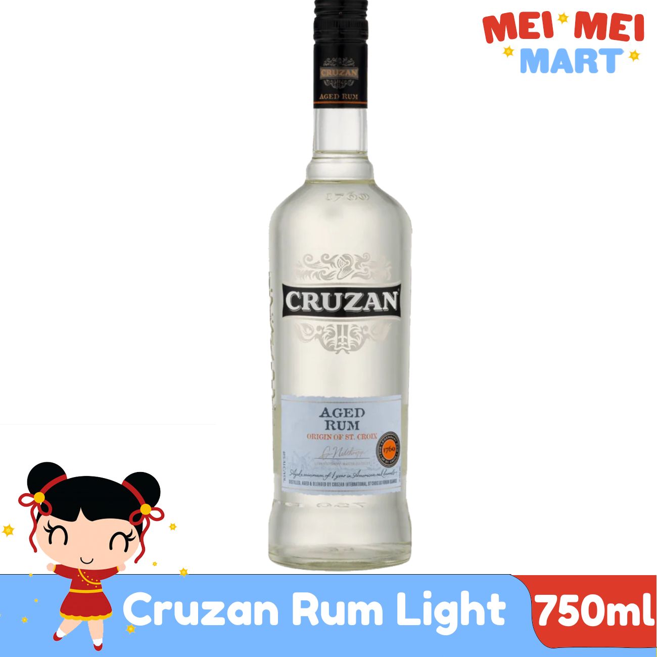 Cruzan Aged Light Rum 750ml | Lazada PH