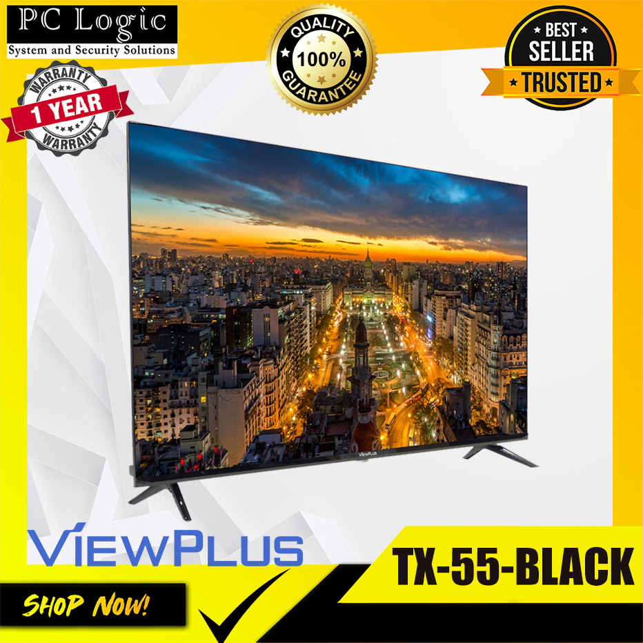 VIEWPLUS TX-55-BLACK 55" FLAT SMART TV 4K 60HZ I 3XHDMI ,2XUSB ...