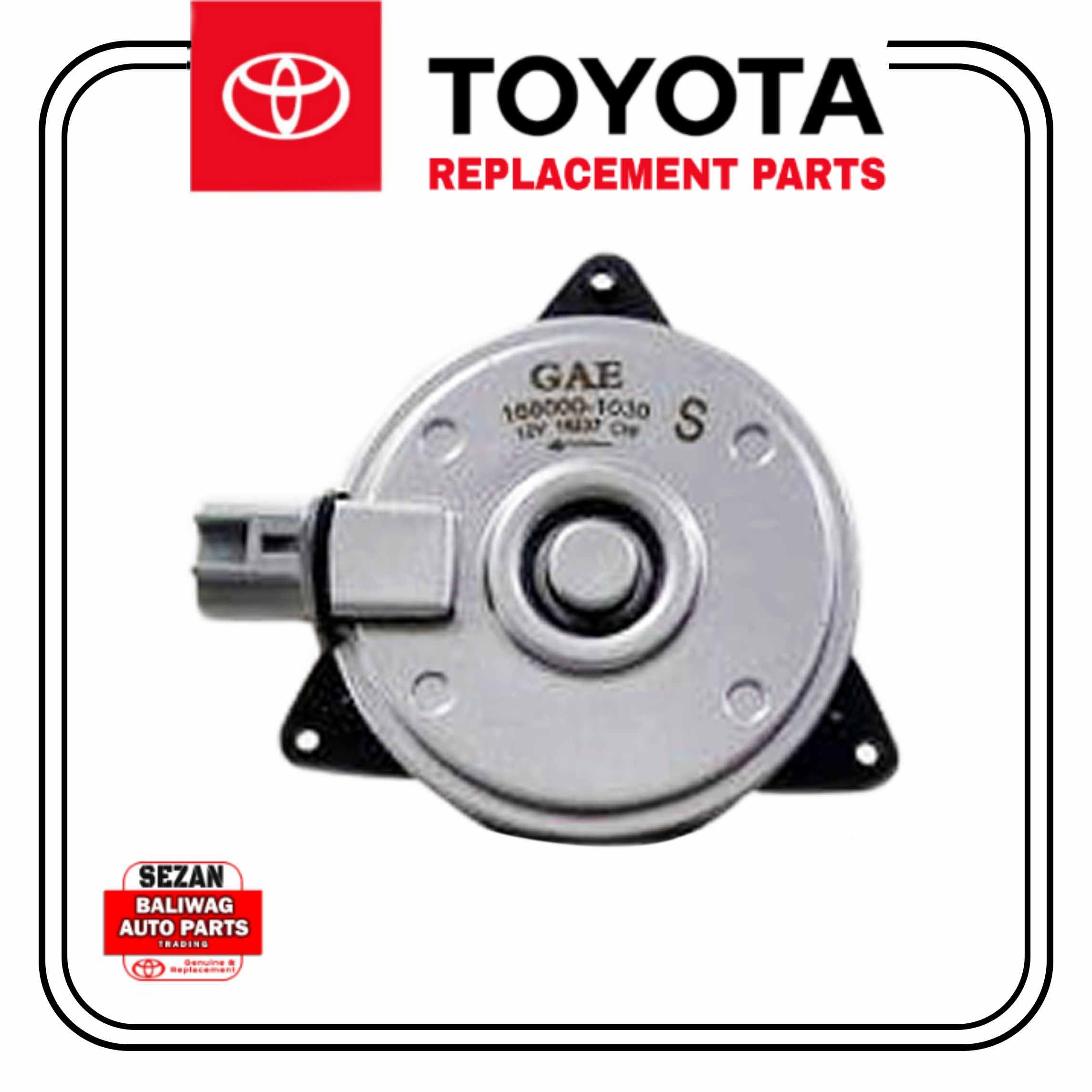 CRUISERMAX TOYOTA WIGO 2012-2019 RADIATOR FAN MOTOR 16800-01030 | Lazada PH