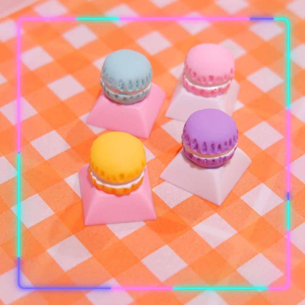 Macaroon Artisan Kawaii Keycaps for Mechanical Keyboard | Lazada PH