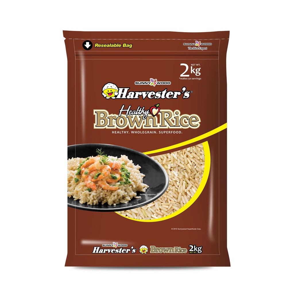 ☃ Harvesters Brown Rice 2kg | Lazada PH