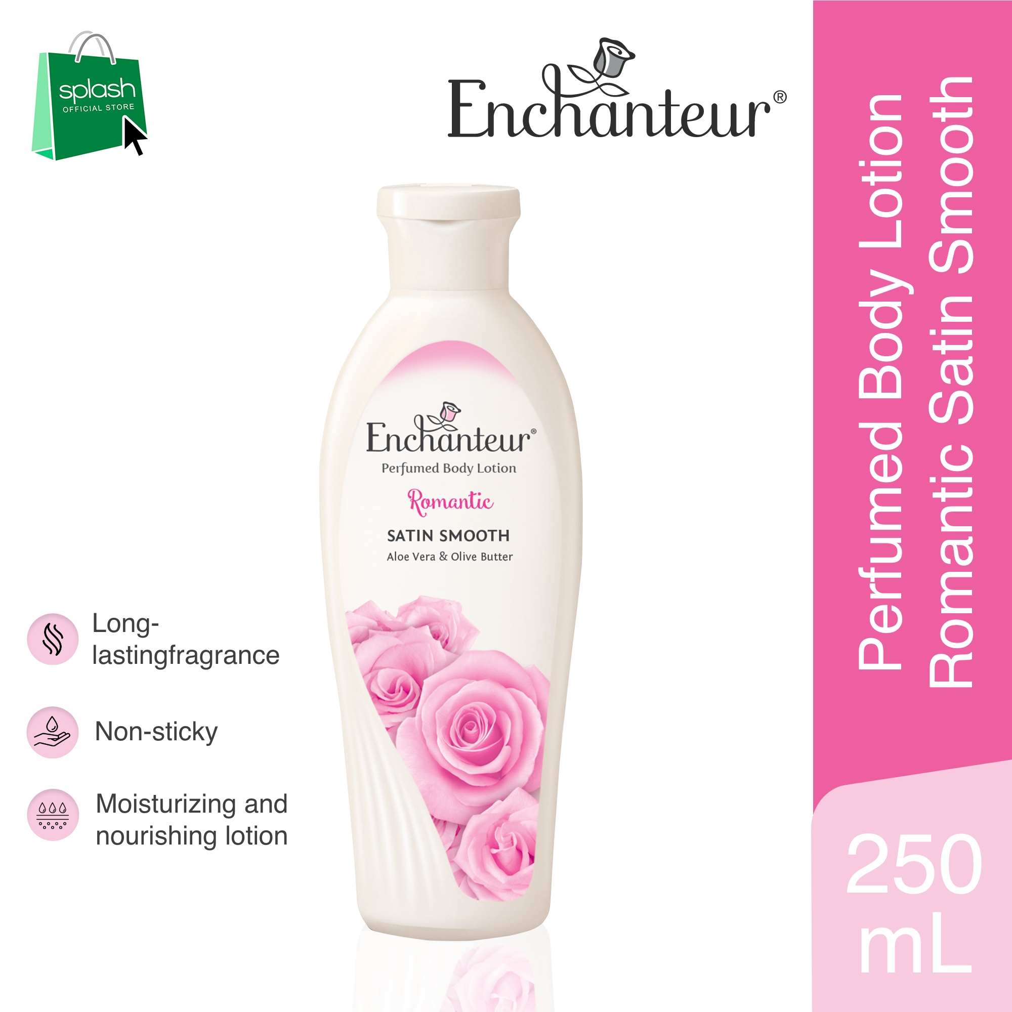 Enchanteur Perfumed Satin Smooth Lotion Romantic 250ml | Lazada PH