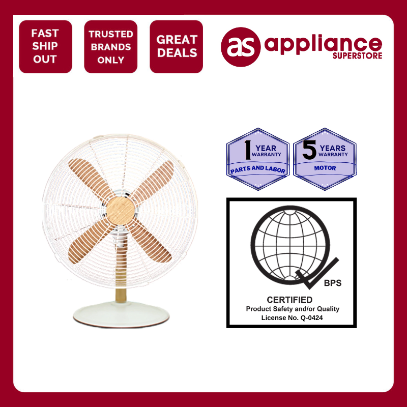 Asahi 16" Wooden Retro Desk Fan XF-6004 | Lazada PH