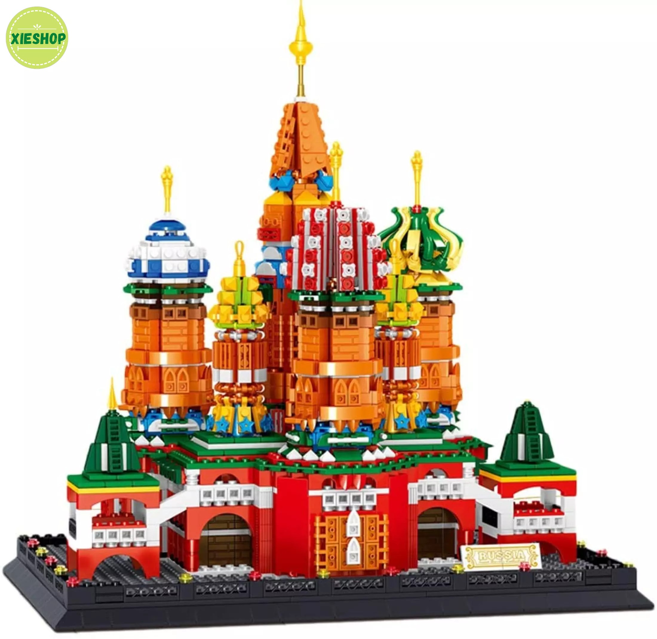 JSShop Famous Architecture St. Basils Cathedral Building Blocks Model ...