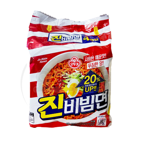 Korea Ottogi Jin Bibim / Bibimyeon Noodles Ramen 156g x 4pcs | Lazada PH