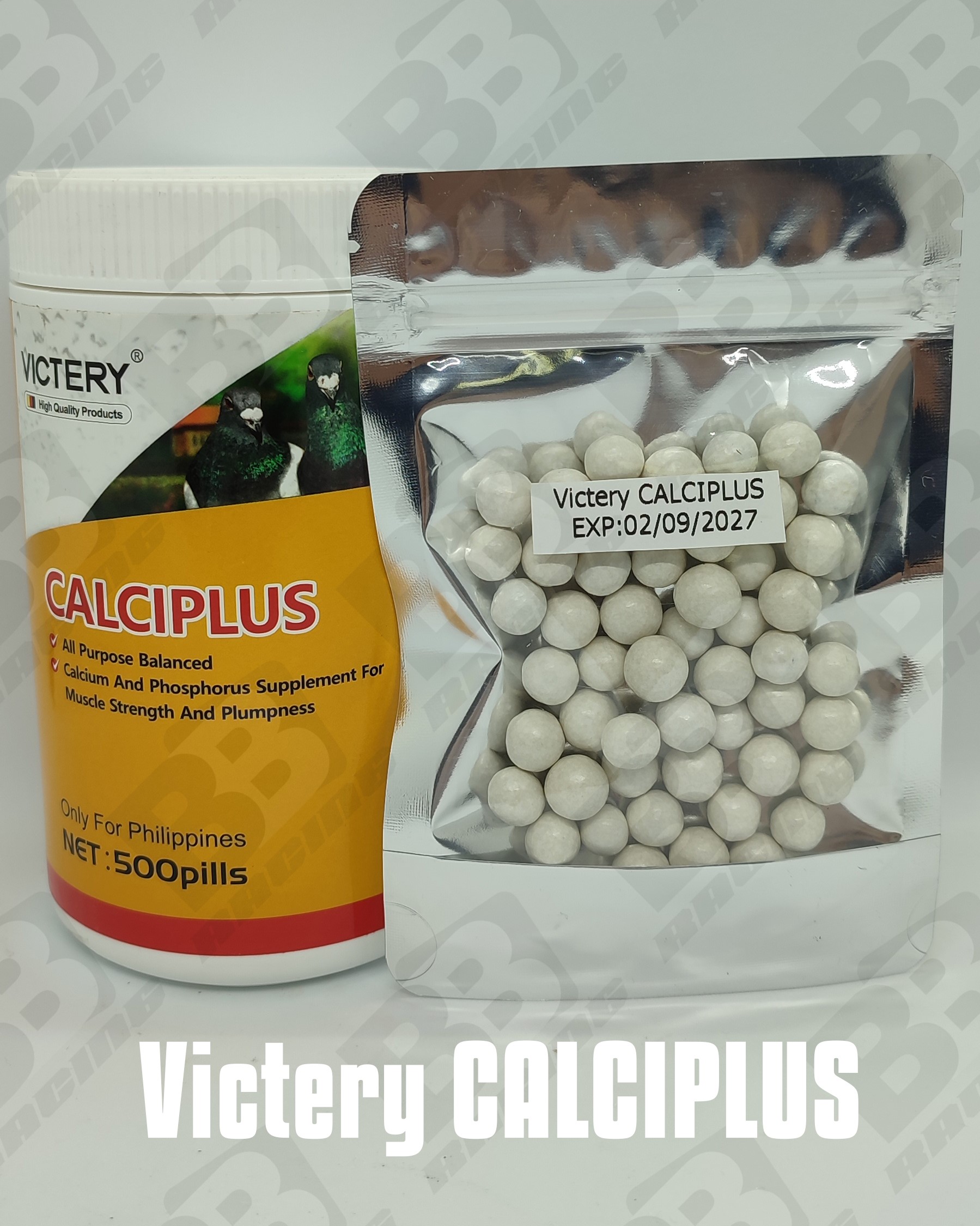 50pcs Victery Calciplus for Breeding Conditioning and Racing Calcium ...