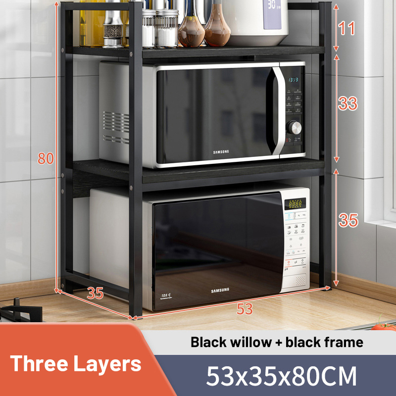 Royalstar 2/3 Tier Microwave Oven Rack Kitchen Organizer Microwave Oven ...
