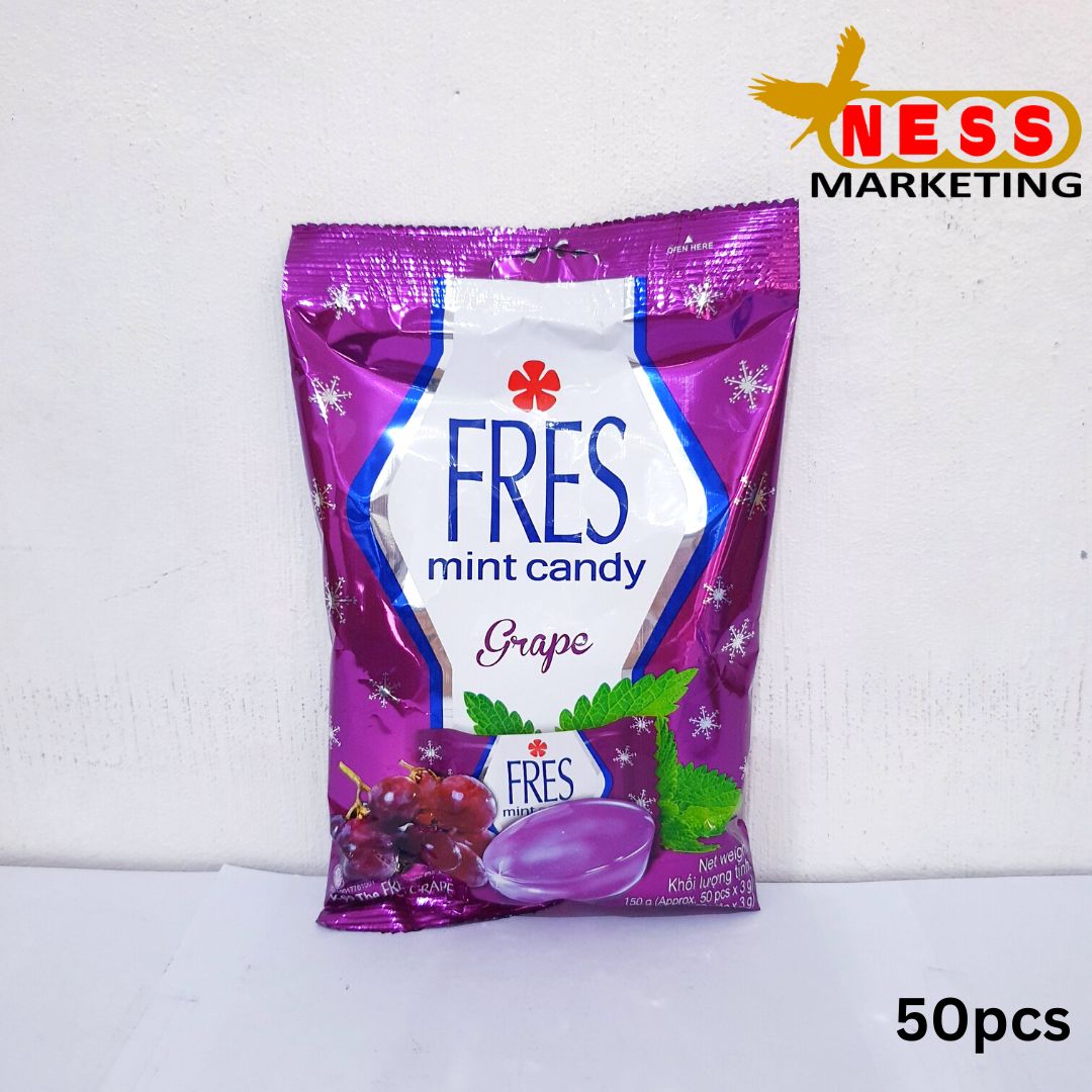 Fres Candies Barley Mint, Cherry, Grapes, Apple peach 24 x 50 x 3g ...