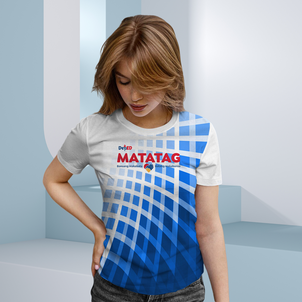 Matatag T Shirt For Women Deped Badge Wear Teacher Day Uniform Full ...