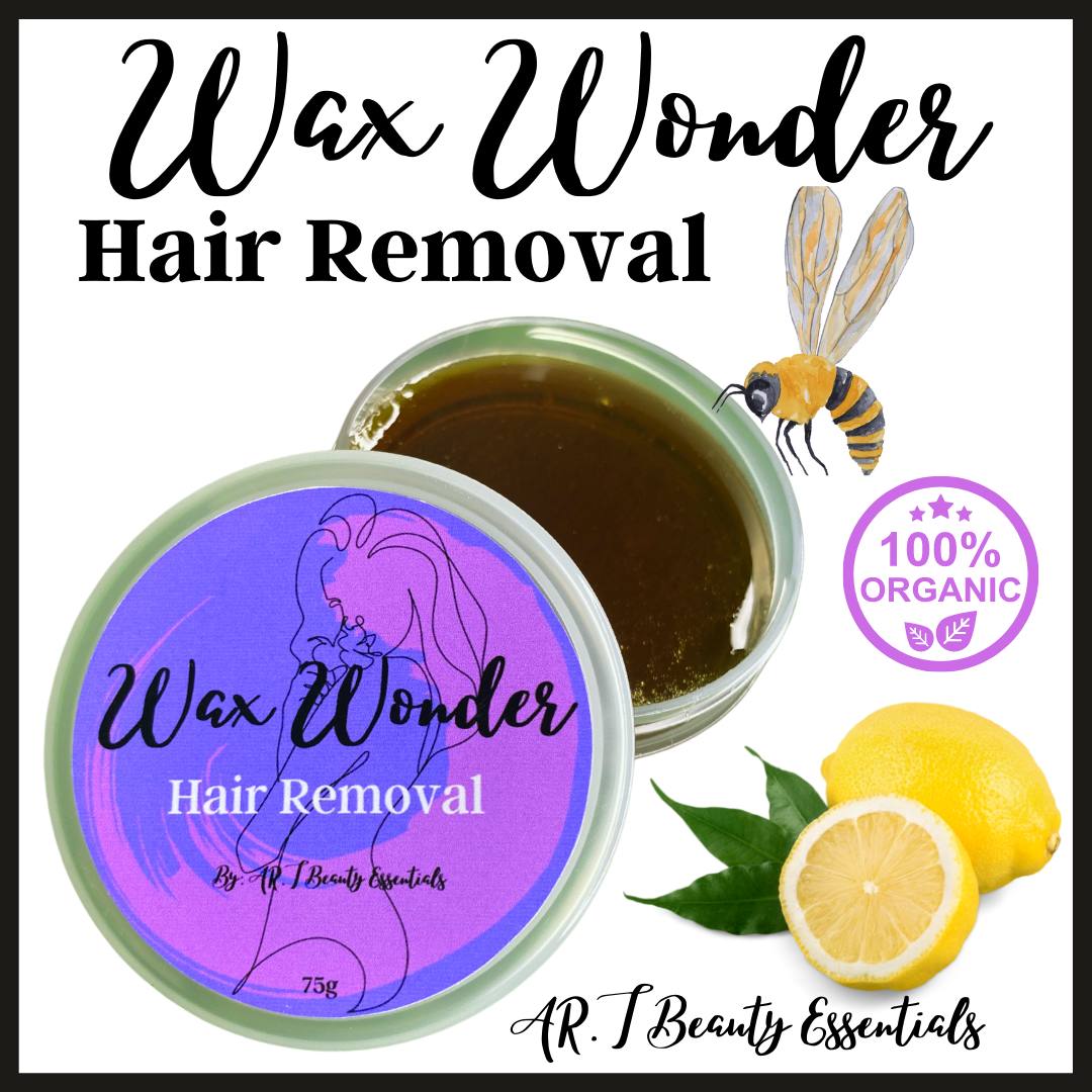WAX WONDER | Hair removal (75g)100% organic sugar wax kit | Lazada PH