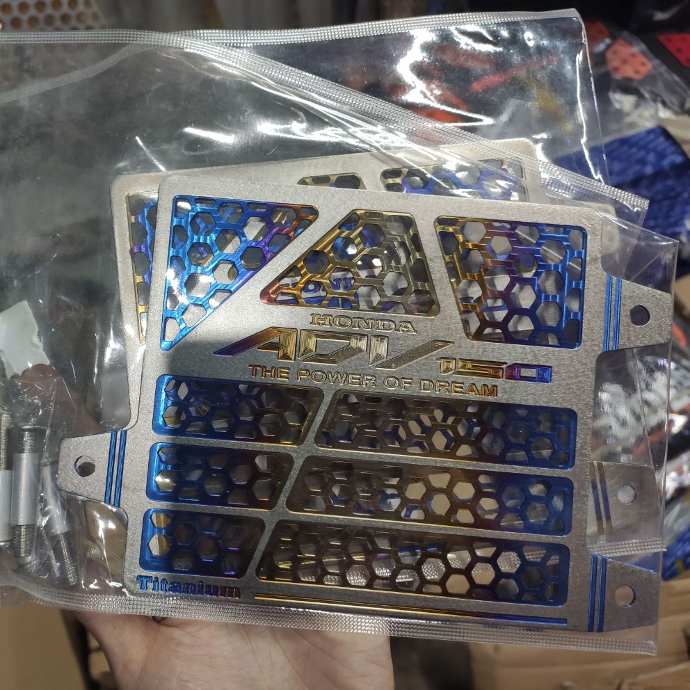 Honda ADV 150 titanium radiator cover / Thailook | Lazada PH