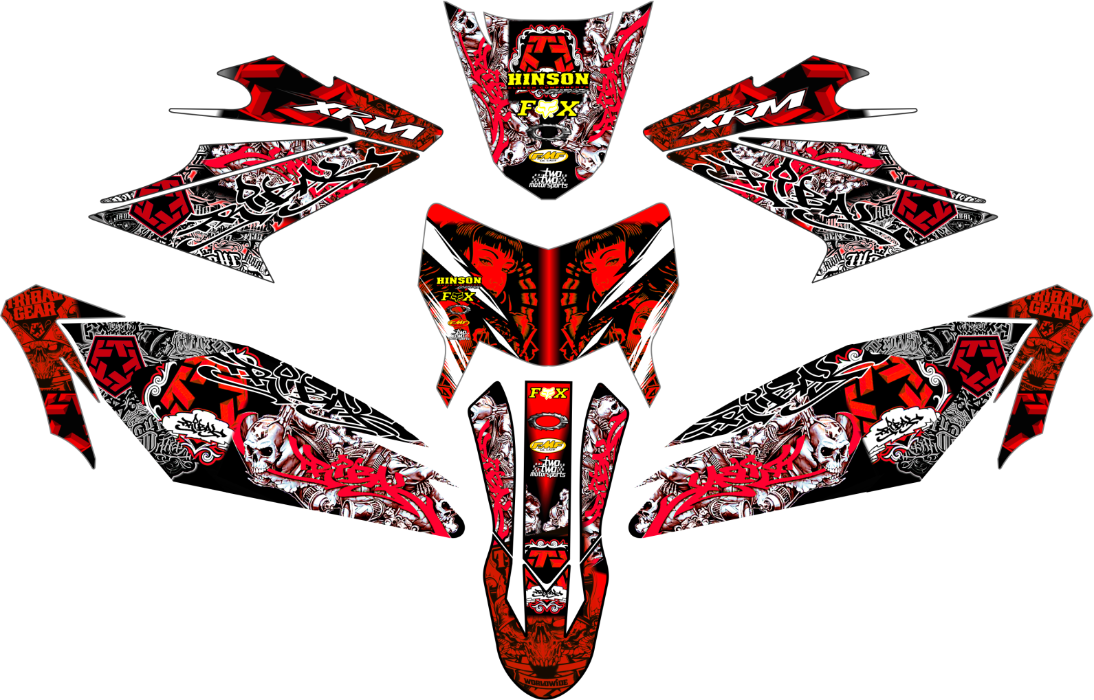 Sticker Design For Motorcycle Xrm 125