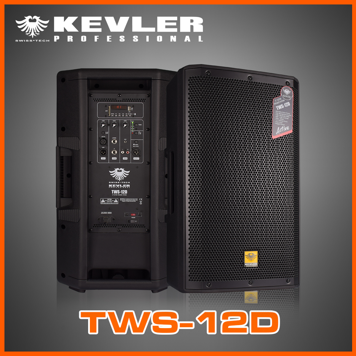 Kevler Professional TWS-12D 500Watts Class D Amplifier 2 Pcs. | Lazada PH