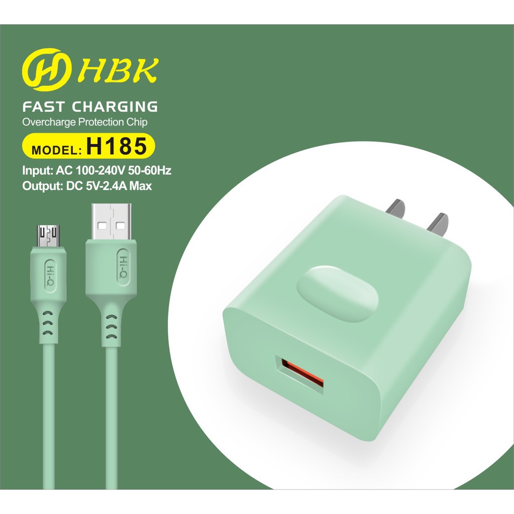 H185 MACARON MOBILE ANDROID V8 TYPE C IOS FAST CHARGER IOS COLOR AND ...